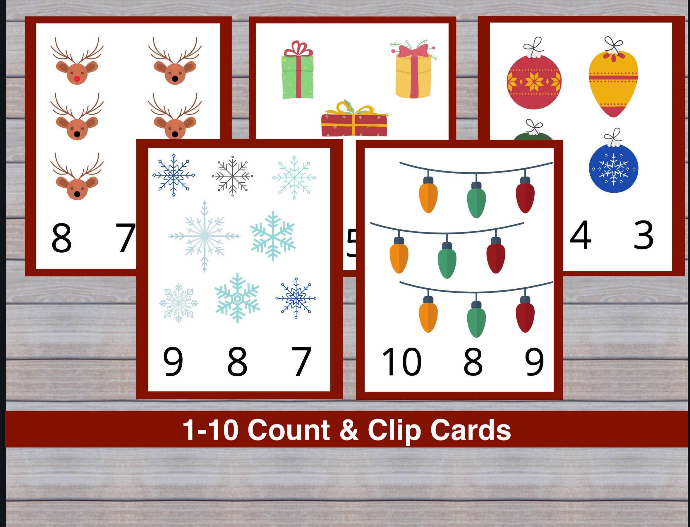 Christmas Preschool Activity Printable, Christmas Toddler Activity ...