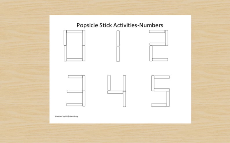 Popsicle Stick Preschool Activity Printable, Learning Alphabet ...