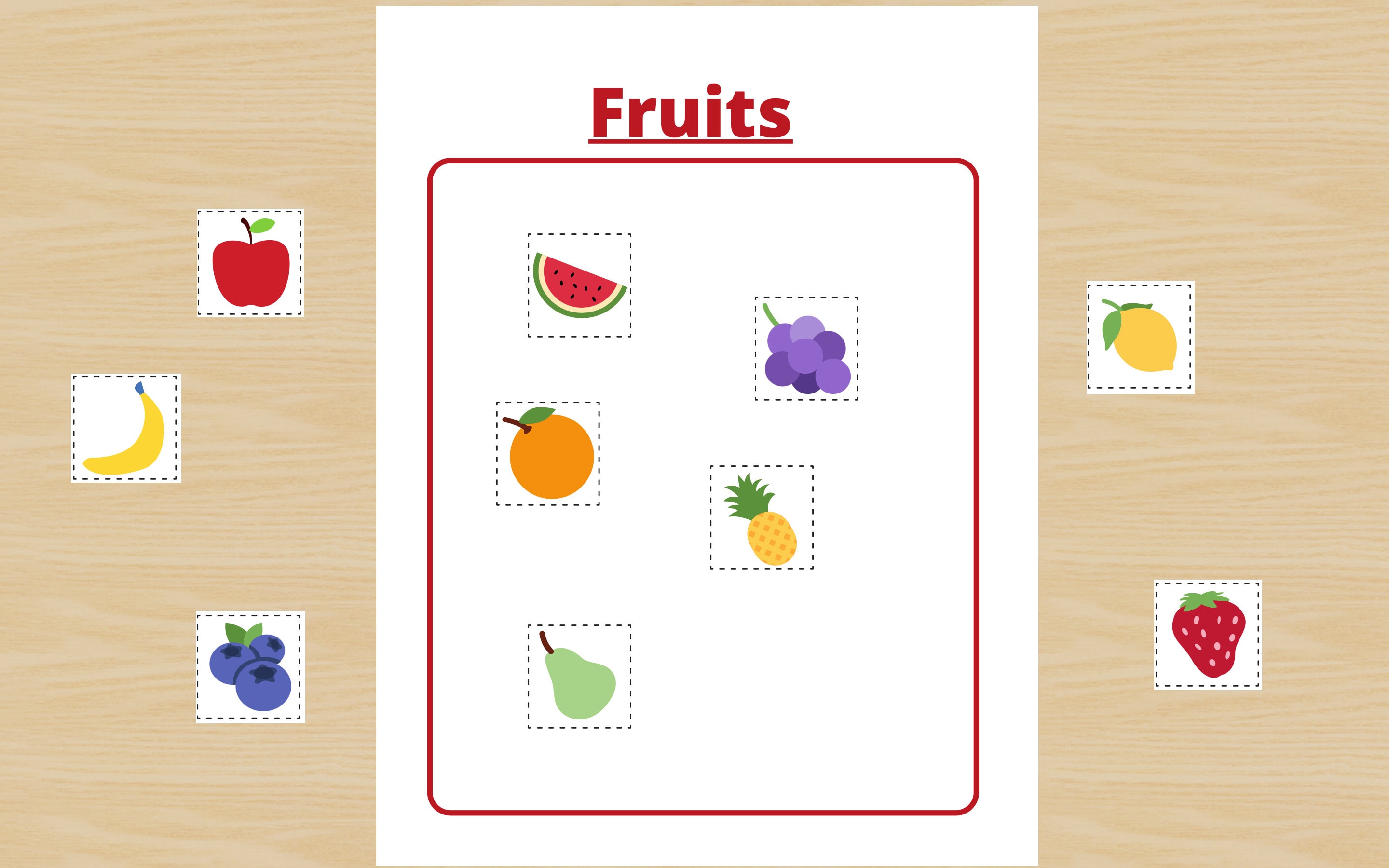Food Group Sorting Activity, Food Pyramid Sorting, Fruit and Vegetable ...