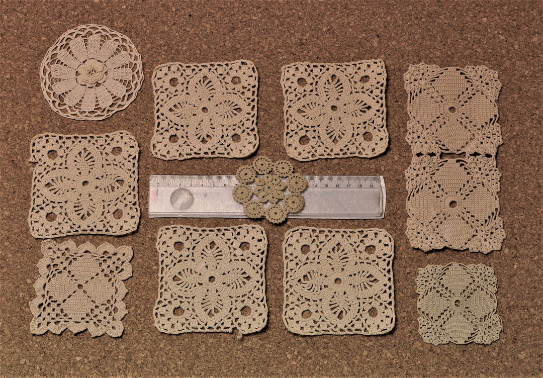 Vintage Texture Grab Bag Snippets Trim Bundle Inspiration Kit Mixed ...