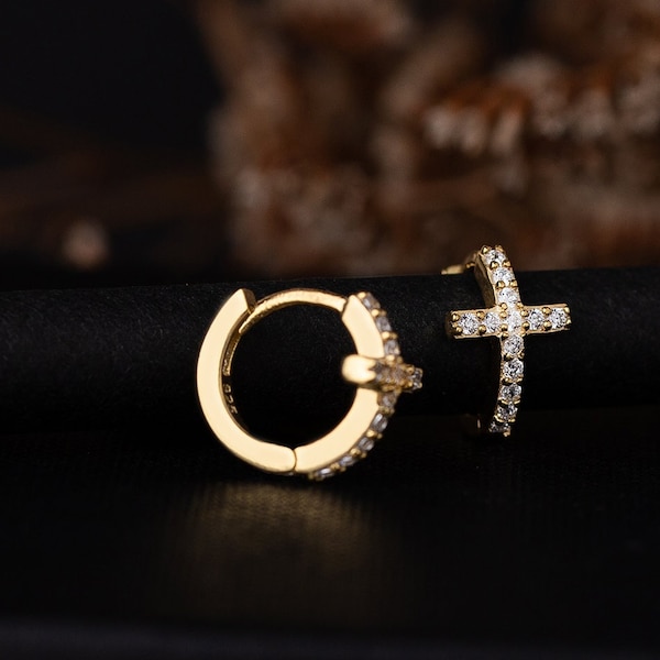 Cross Earrings - Etsy