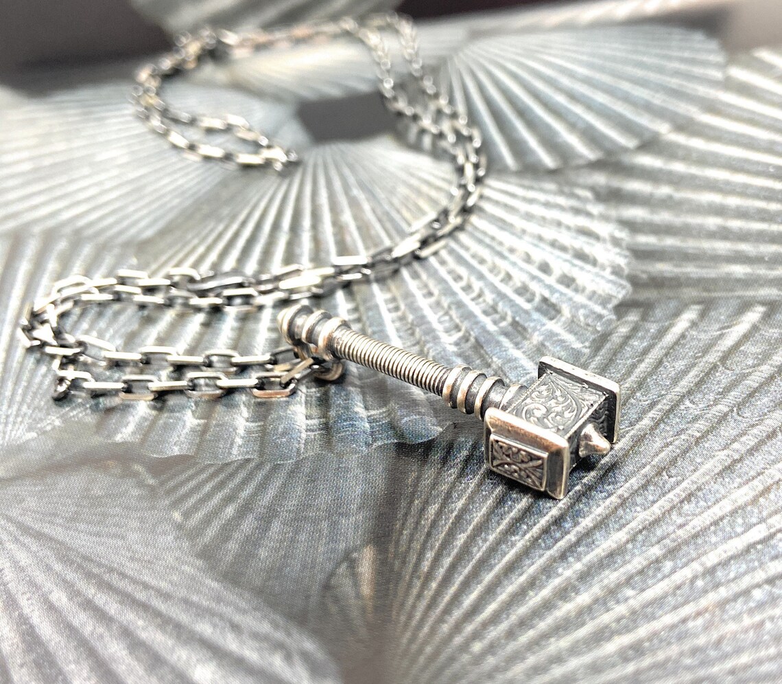 Mjolnir Necklace, Mjolnir Pendant , Viking Hammer Necklace, ,norse ...