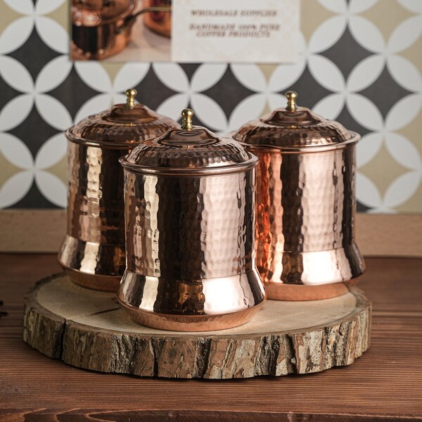 Copper Canister - Etsy