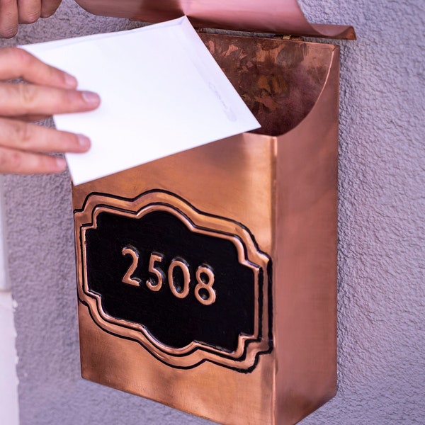 Copper Mailbox - Etsy