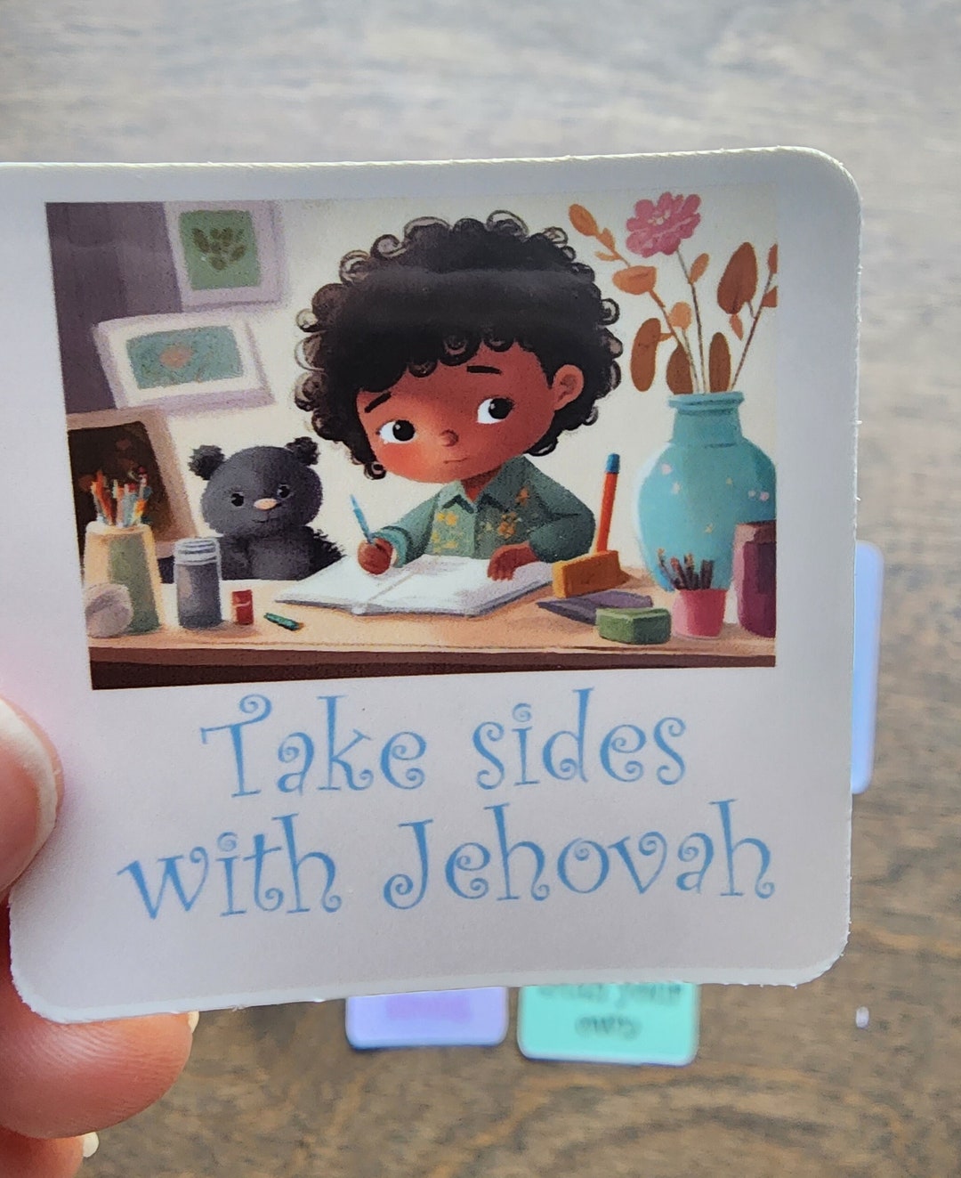 Jw Kid's Stickers Studying and Kingdom/original Songs, Jw Stickers for ...