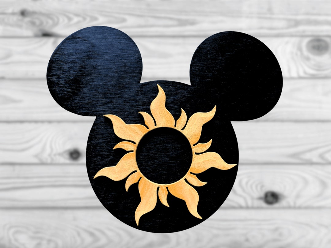 Hollow Sun Mouse Bear Head - SVG Ai Dxf File for Laser Cutters ...
