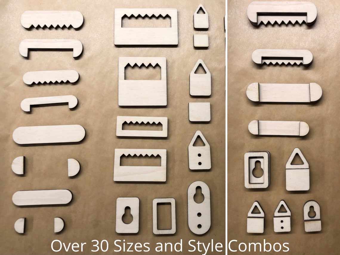 Photo Frame Hanger | Sawtooth Hanger | Hooks | Laser Cut SVG Files ...