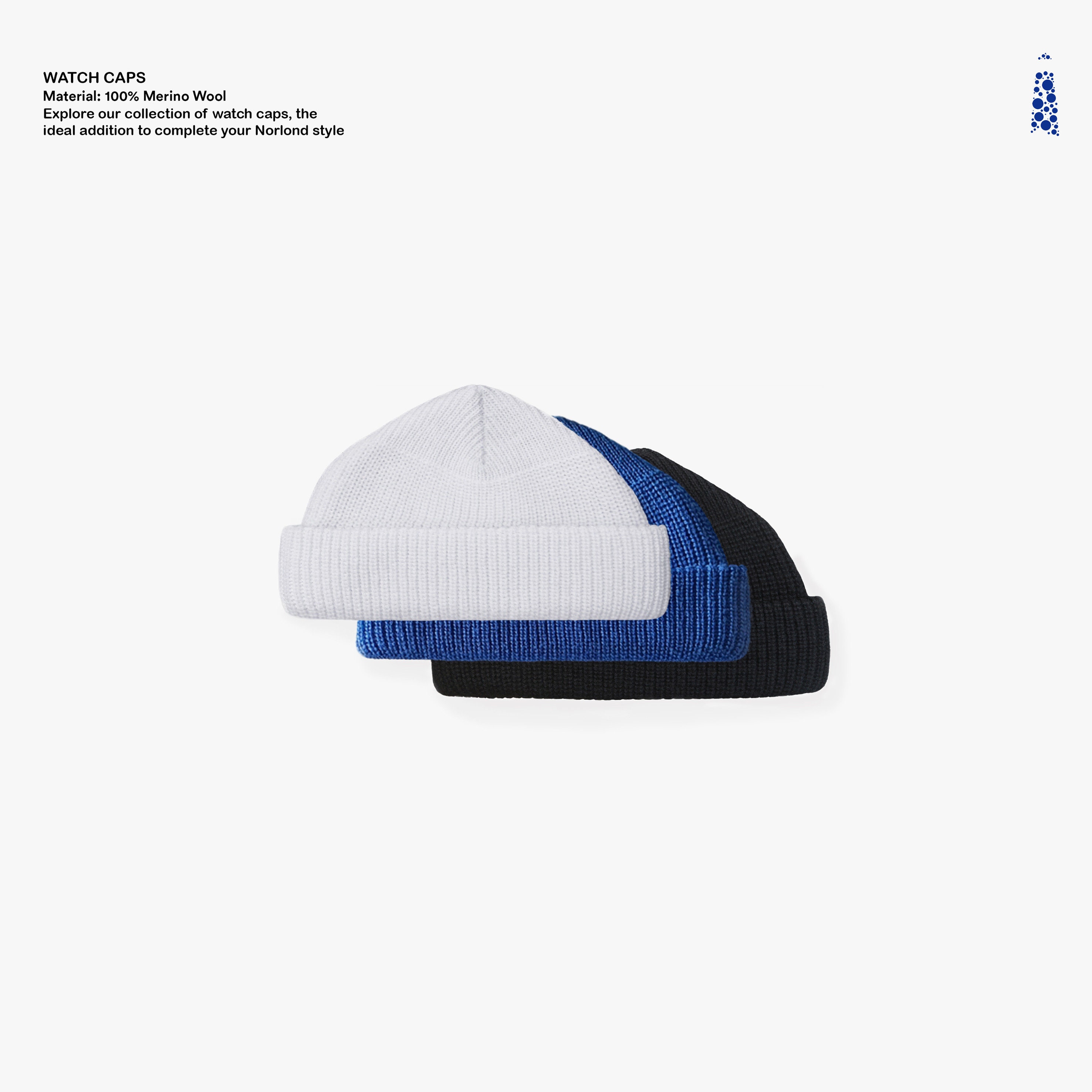 White Watch Cap 100% Merino Wool - Etsy