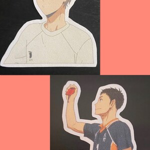 Haikyuu Suga/daichi Stickers - Etsy