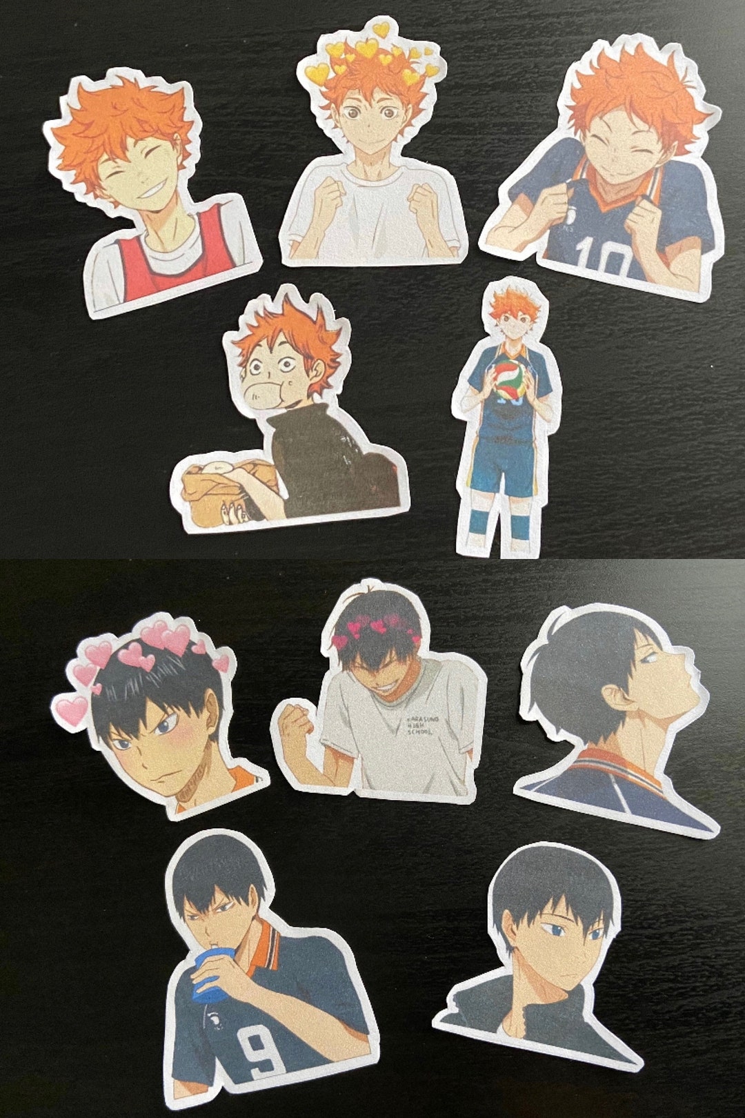 Haikyuu Hinata/kageyama Stickers - Etsy