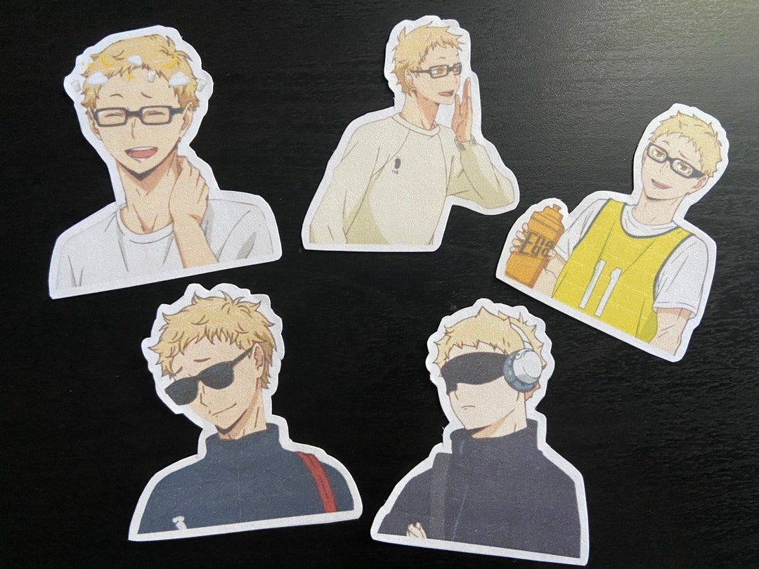 Haikyuu Tsukishima Stickers - Etsy