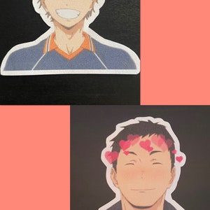 Haikyuu Suga/daichi Stickers - Etsy