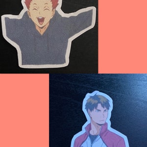 Haikyuu Tendou/ushijima Stickers - Etsy
