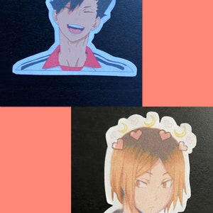Haikyuu Kenma/kuroo Stickers - Etsy