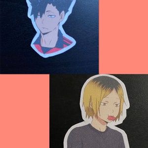 Haikyuu Kenma/kuroo Stickers - Etsy