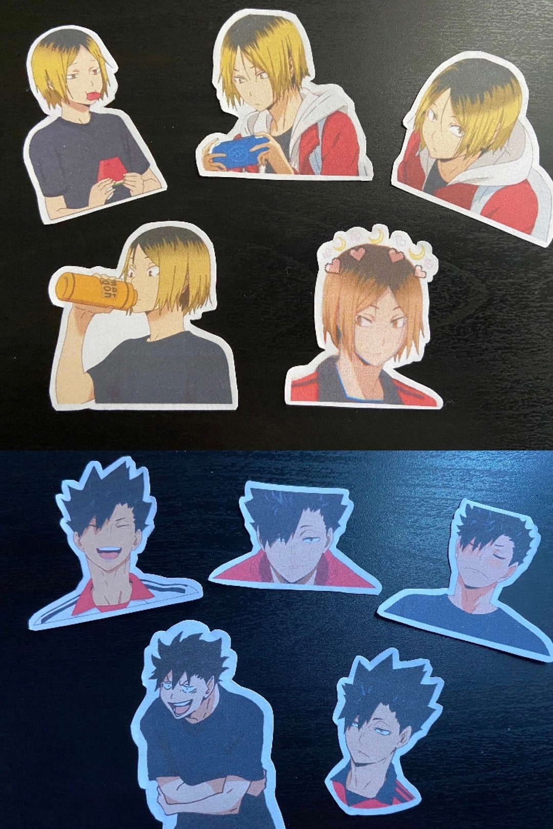 Haikyuu Kenma/kuroo Stickers - Etsy