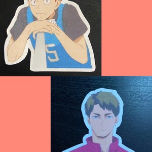 Haikyuu Tendou/ushijima Stickers - Etsy