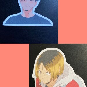 Haikyuu Kenma/kuroo Stickers - Etsy