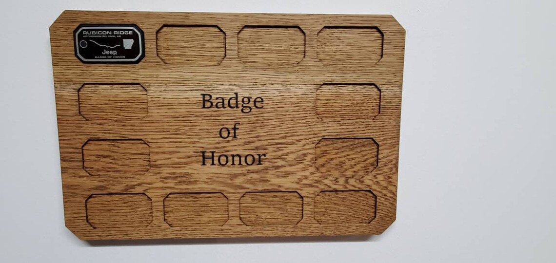Badge of Honor Plaque - Etsy