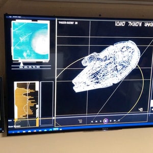 Sci Fi Display HUD - Star Wars Inspired Digital Animated Display HD 16: ...