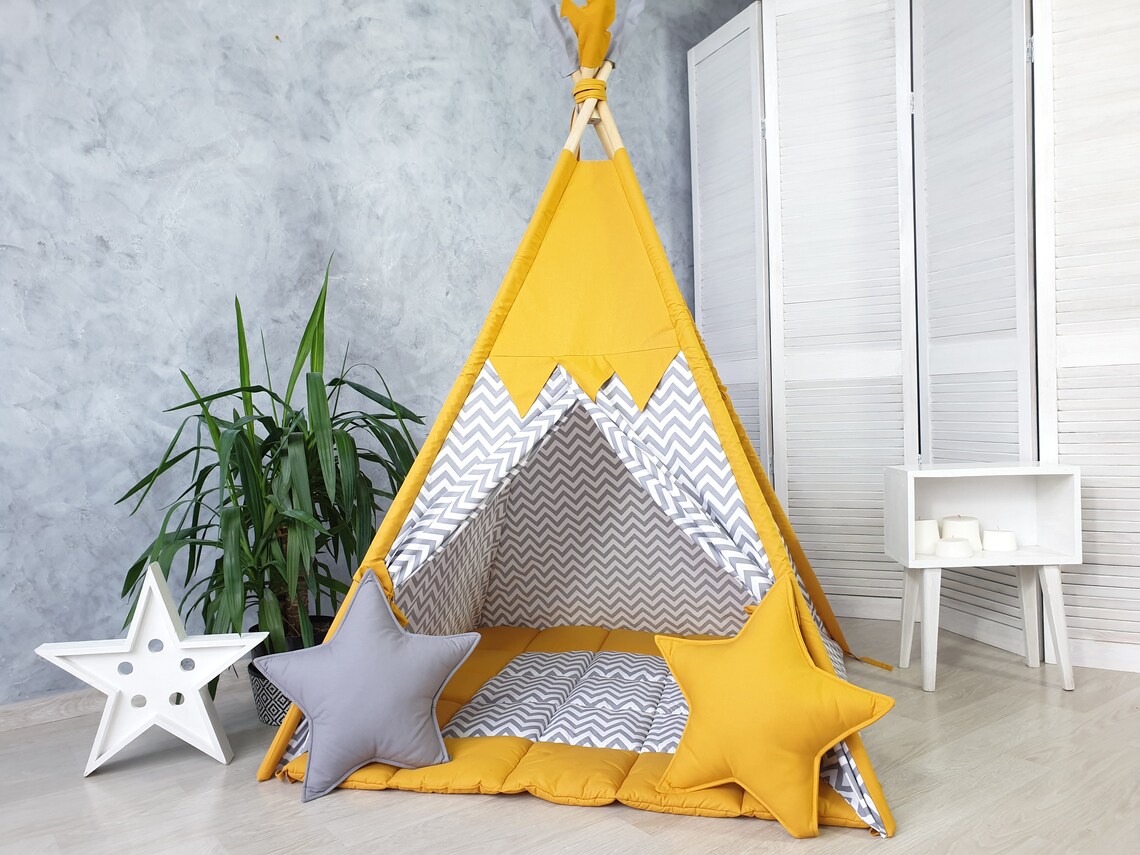 Toddler Tent Teepee Tent for Kids Playhouse for Kids - Etsy