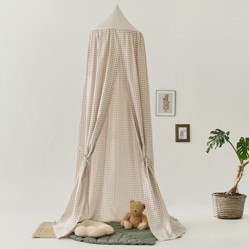 Hanging Cotton Bed Canopy - Etsy