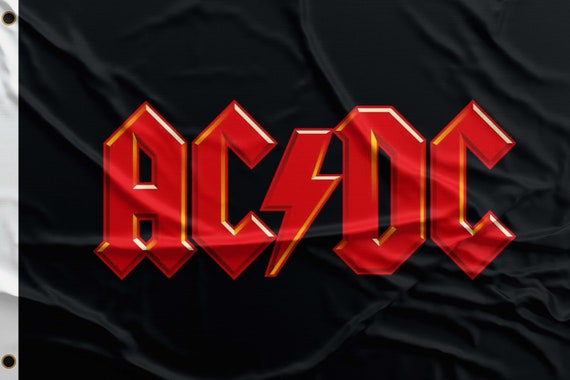 AC/DC Banner Wall Décor Home Décor etna.com.pe