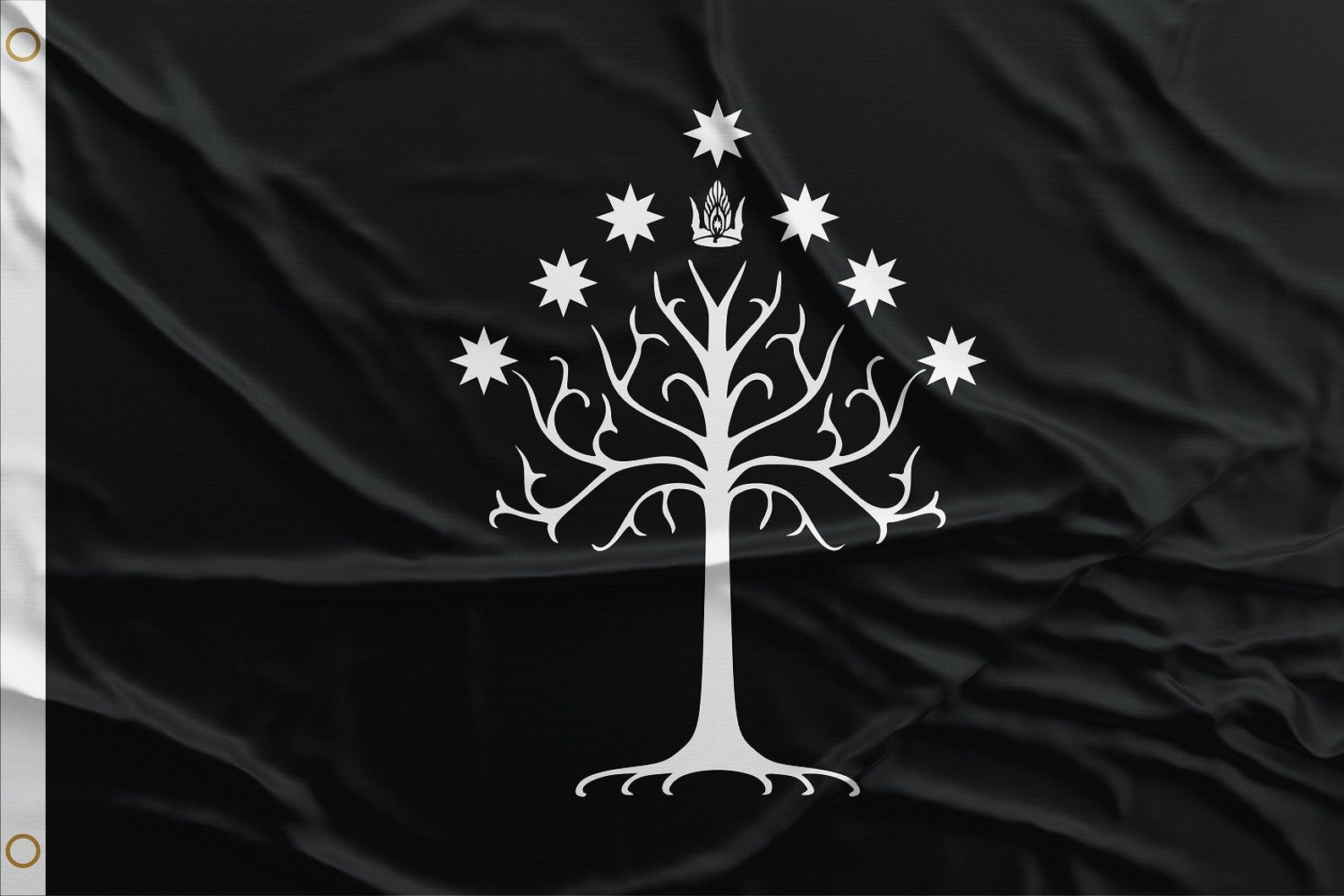 The Lord of the Rings Gondor Flag Banner Hiqh Quality - Etsy