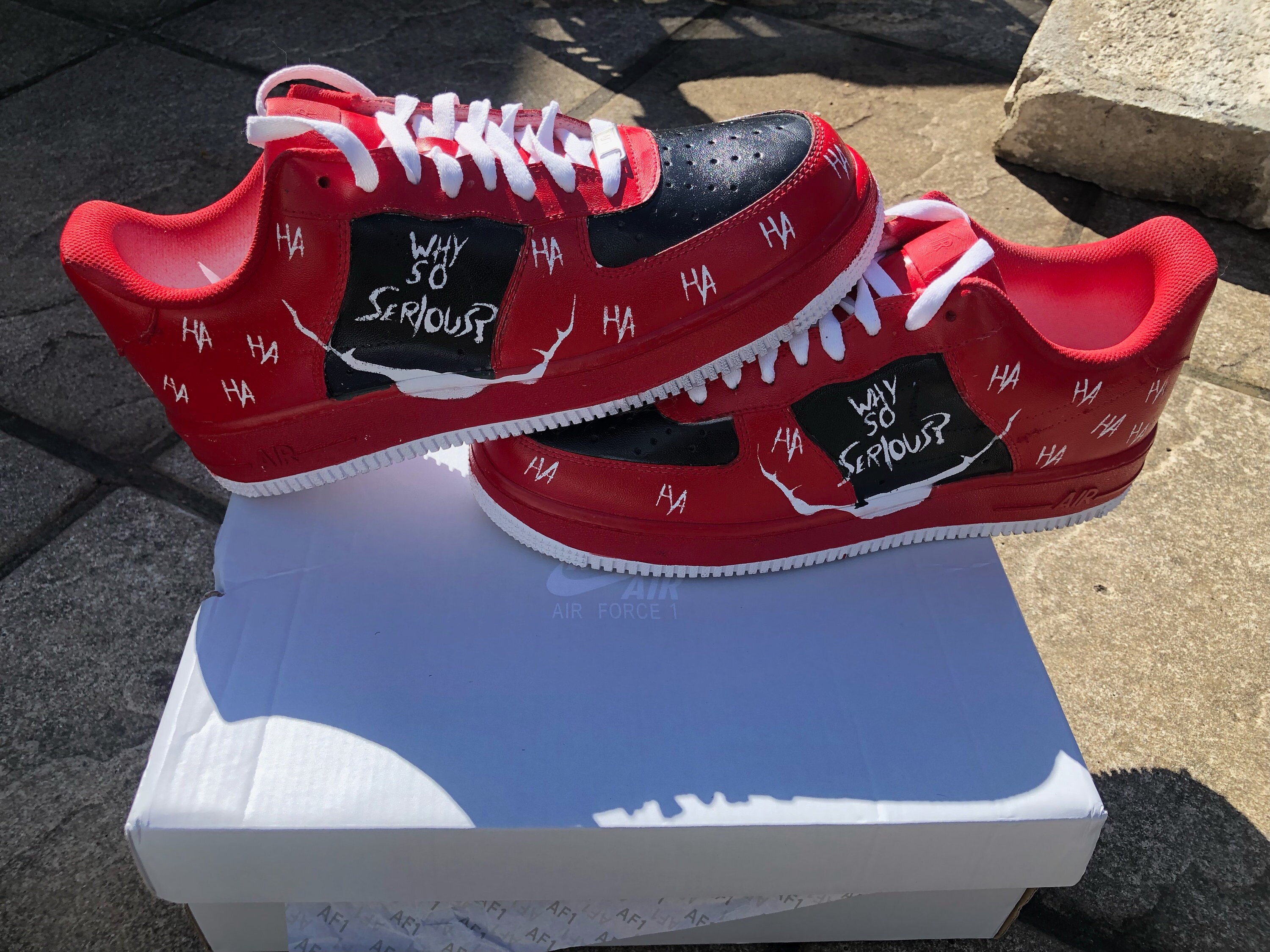 Custom Hand Paint Personalised Airforce AF1 One 1’s Sneakers One X the ...