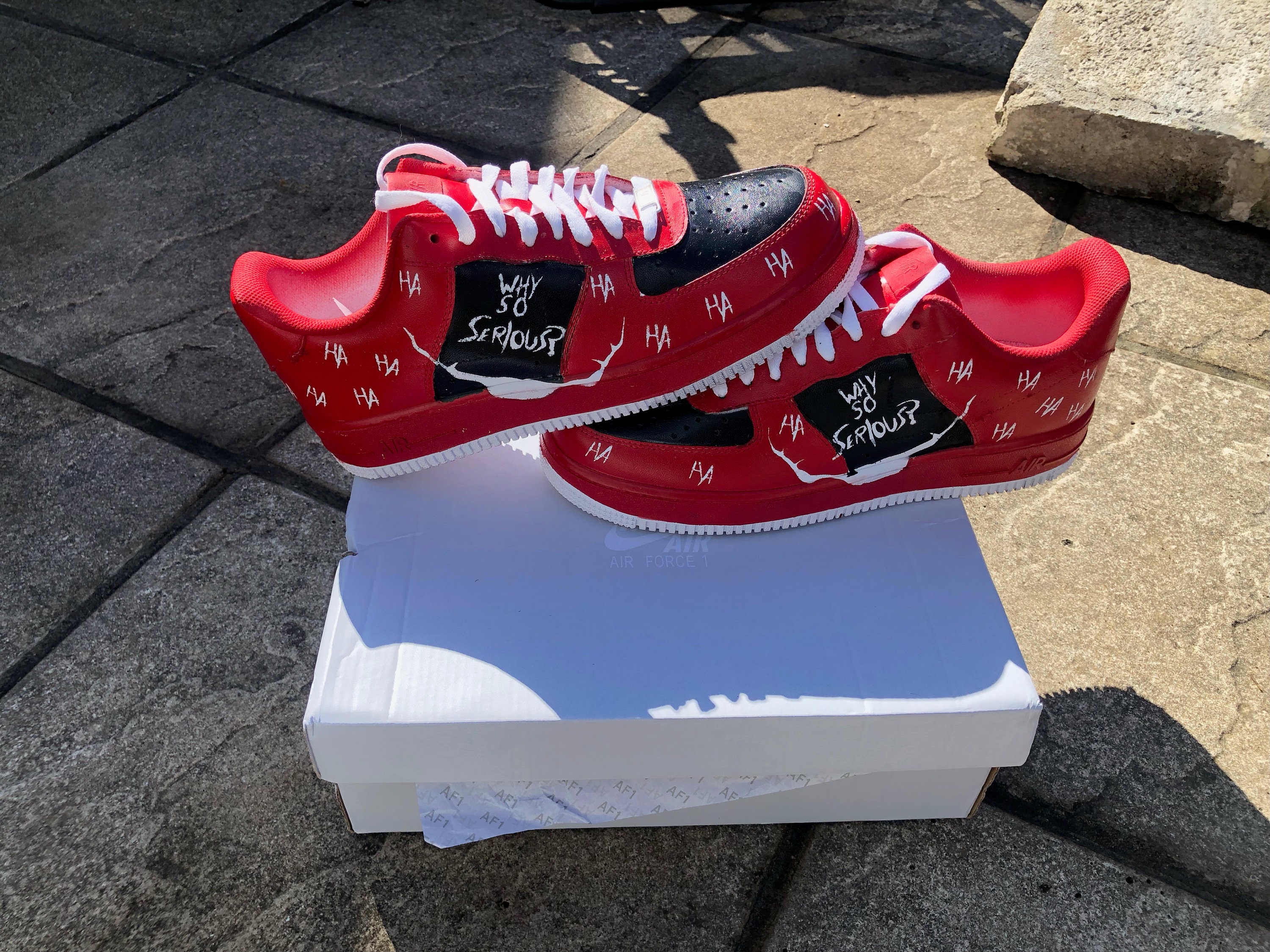 Custom Hand Paint Personalised Airforce AF1 One 1’s Sneakers One X the ...