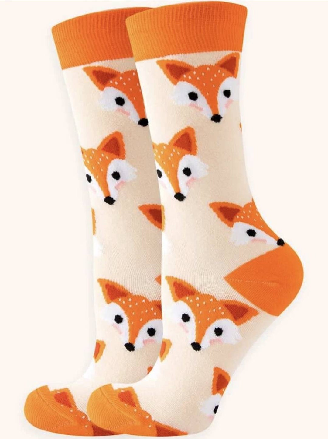 Cute Fox Socks - Etsy UK