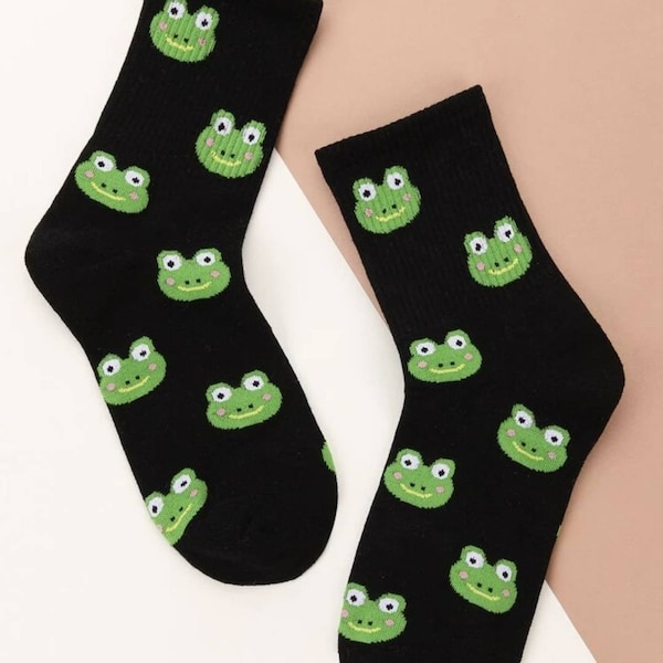 Frog Socks - Etsy