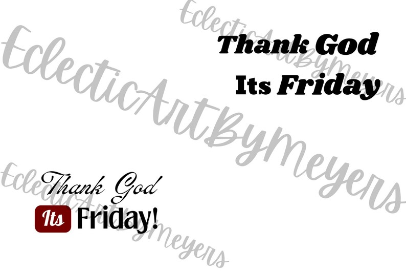 Thank God Its Friday! SVG Bundle ,happy Friday SVG, Digital Download ...