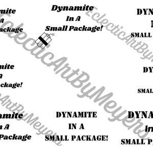 Dynamite in A Small Package SVG Bundlesmall but Mighty - Etsy