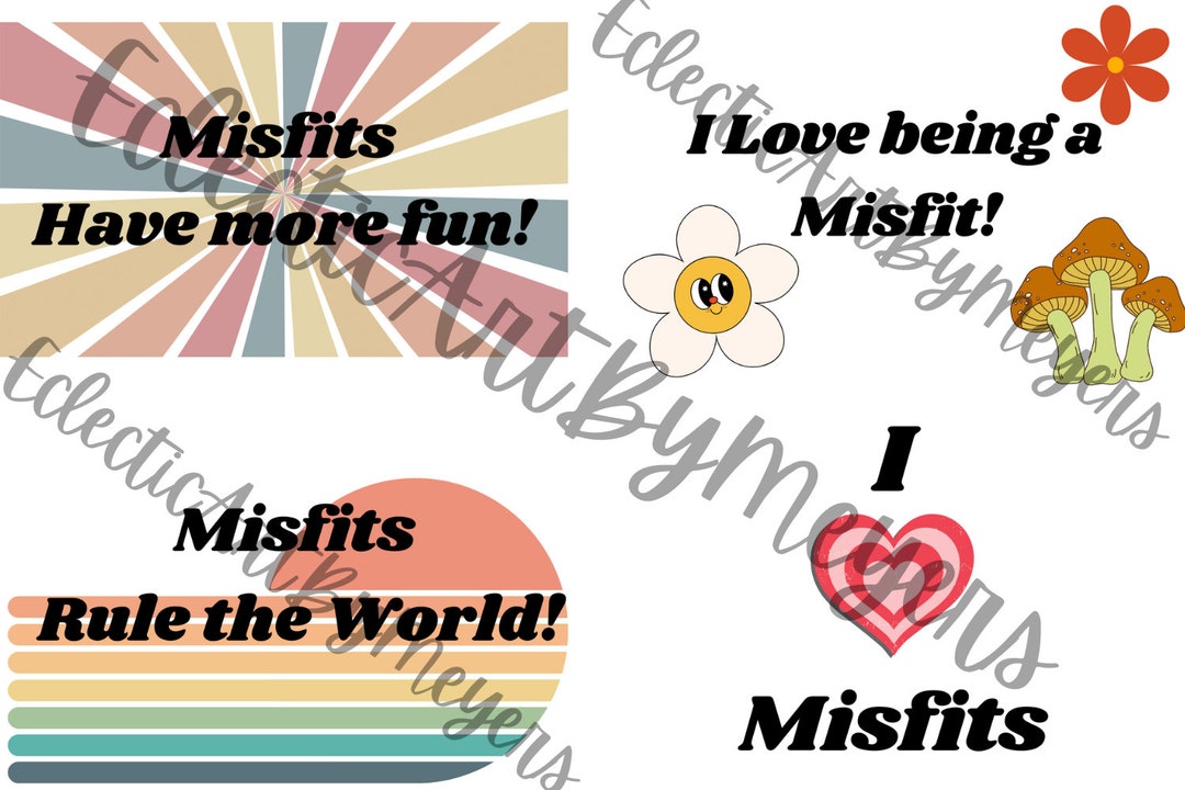 Misfit Bundle SVG, Digital Designs, Personal Expression, Design Bundle ...