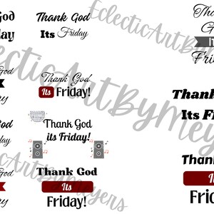 Thank God Its Friday! SVG Bundle ,happy Friday SVG, Digital Download ...