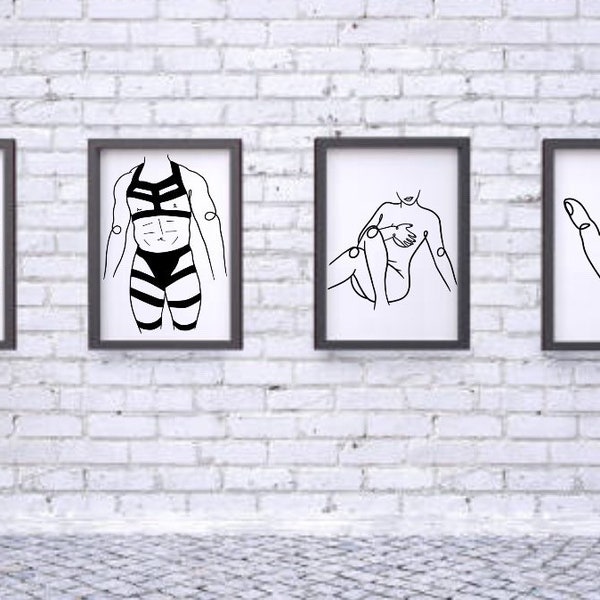 Rope Bondage Artwork Etsy