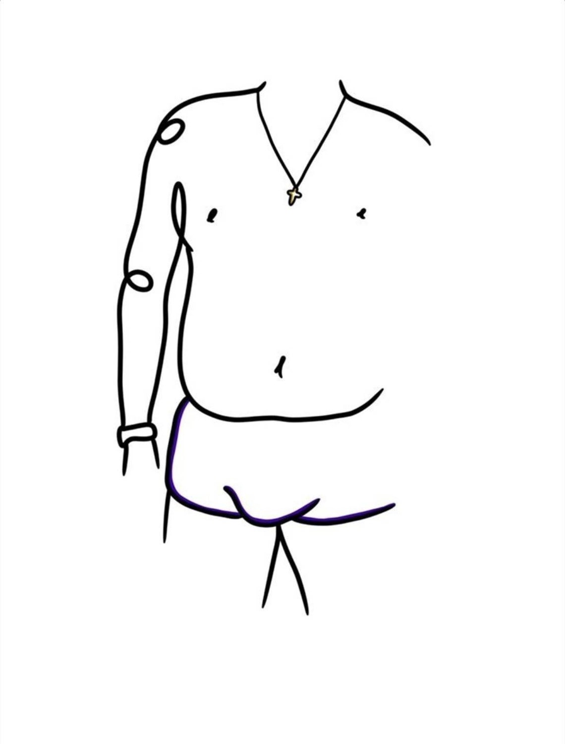 Digital Custom Nude And Body Positive Line Drawings Custom Etsy