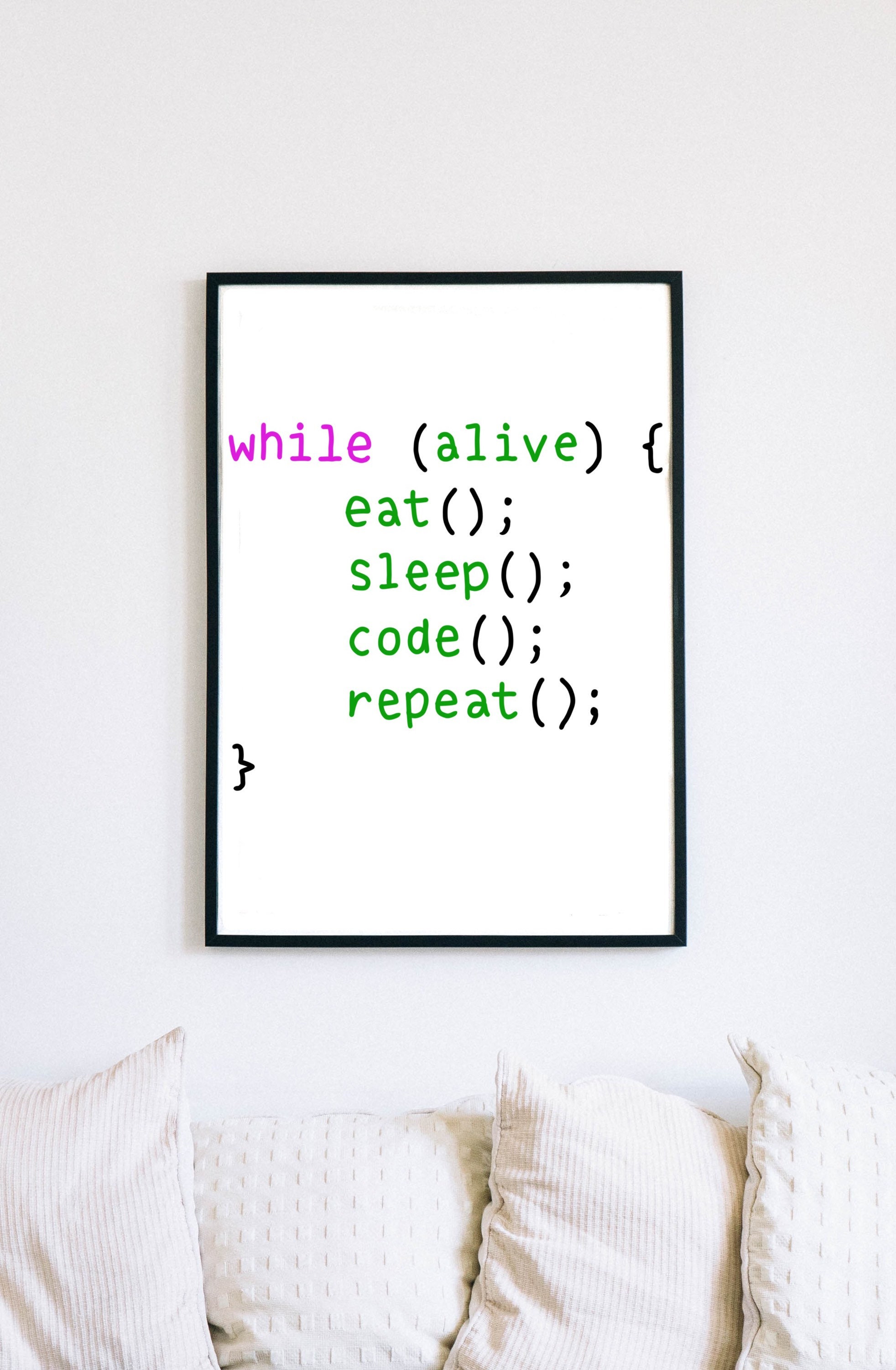 Code Quotes Programmer Quotes Wall Print Home Decor | Etsy