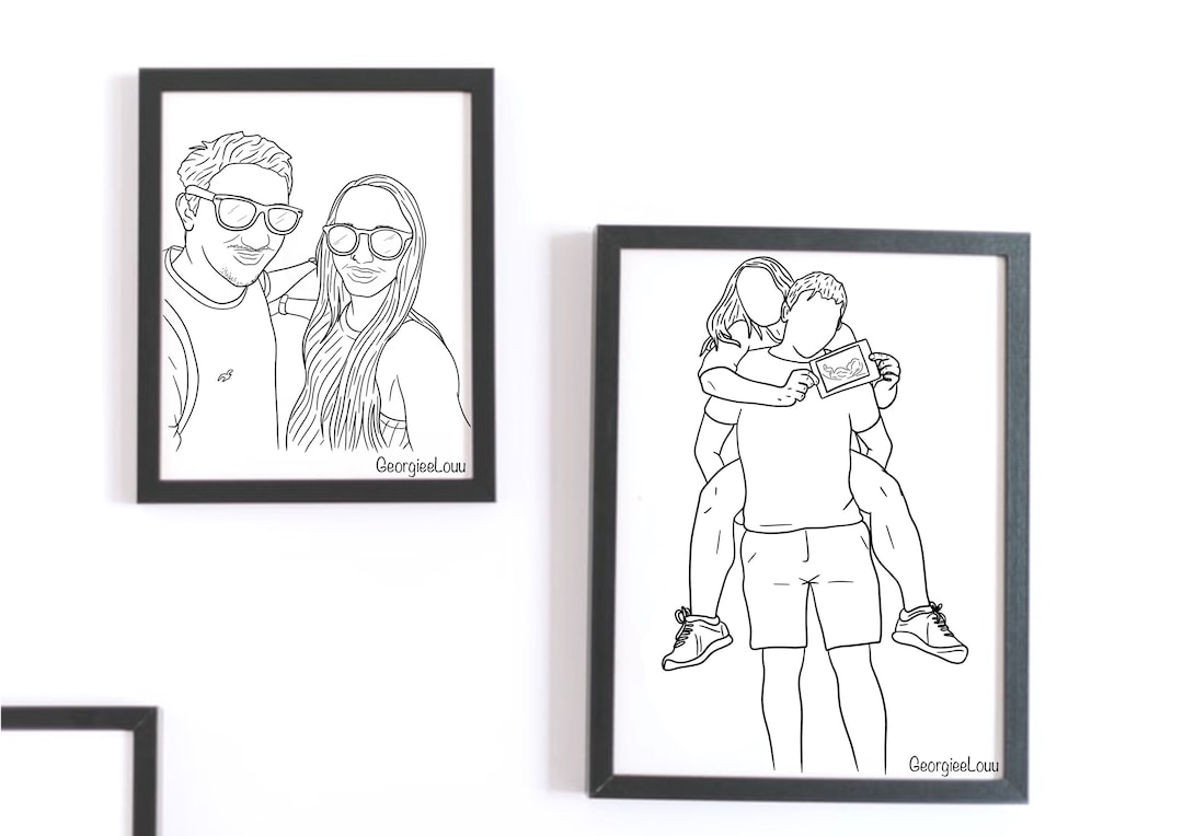 Digital Line Drawings, Photographs Digitally Drawn, Personalised ...