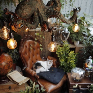 Octopus Tentacle Chandelier Cthulhu Mythos Fantasy Gift Idea, Steampunk ...