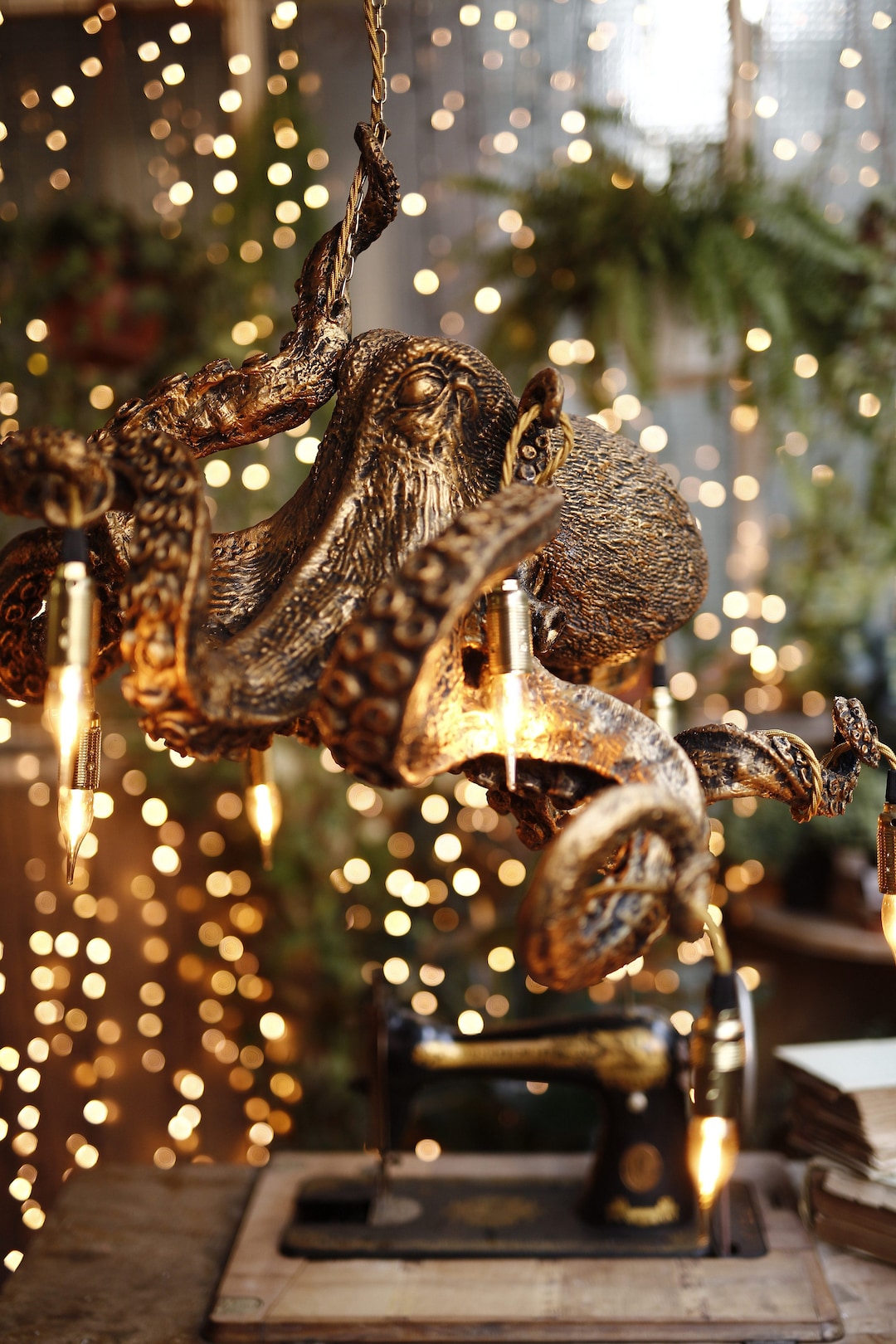 Octopus Tentacle Chandelier Cthulhu Mythos Fantasy Gift Idea, Steampunk ...