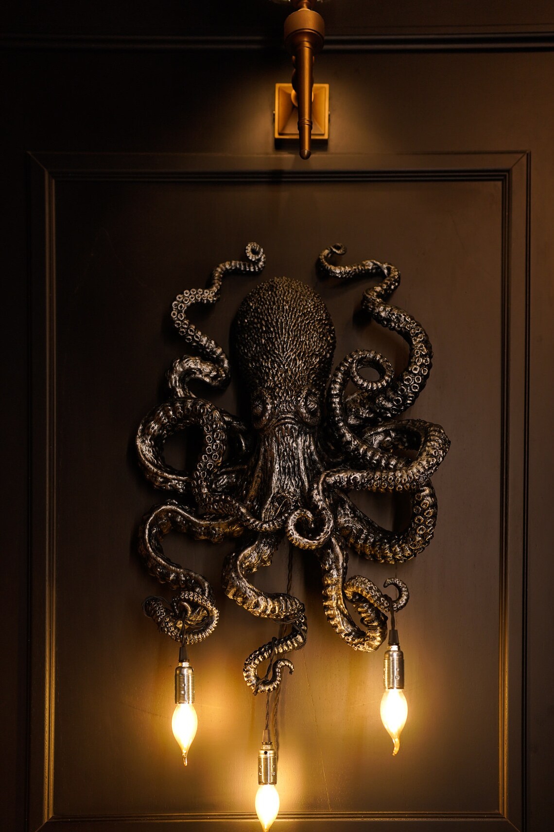 Octopus Tentacle Wall Sconce Chandelier Cthulhu Mythos, Steampunk ...