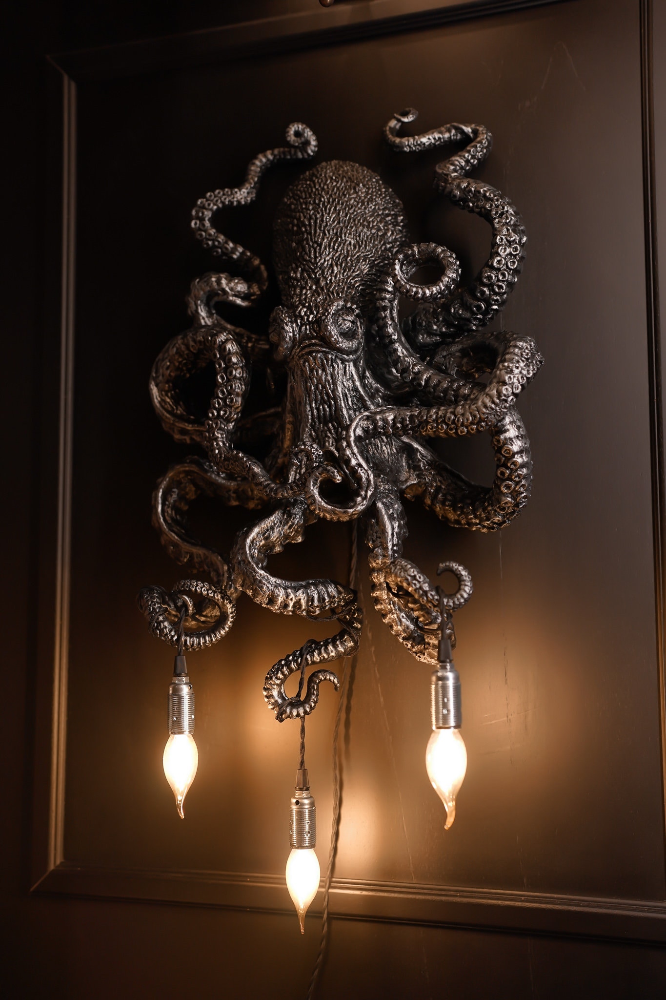 Octopus Tentacle Wall Sconce Chandelier Cthulhu Mythos, Steampunk ...