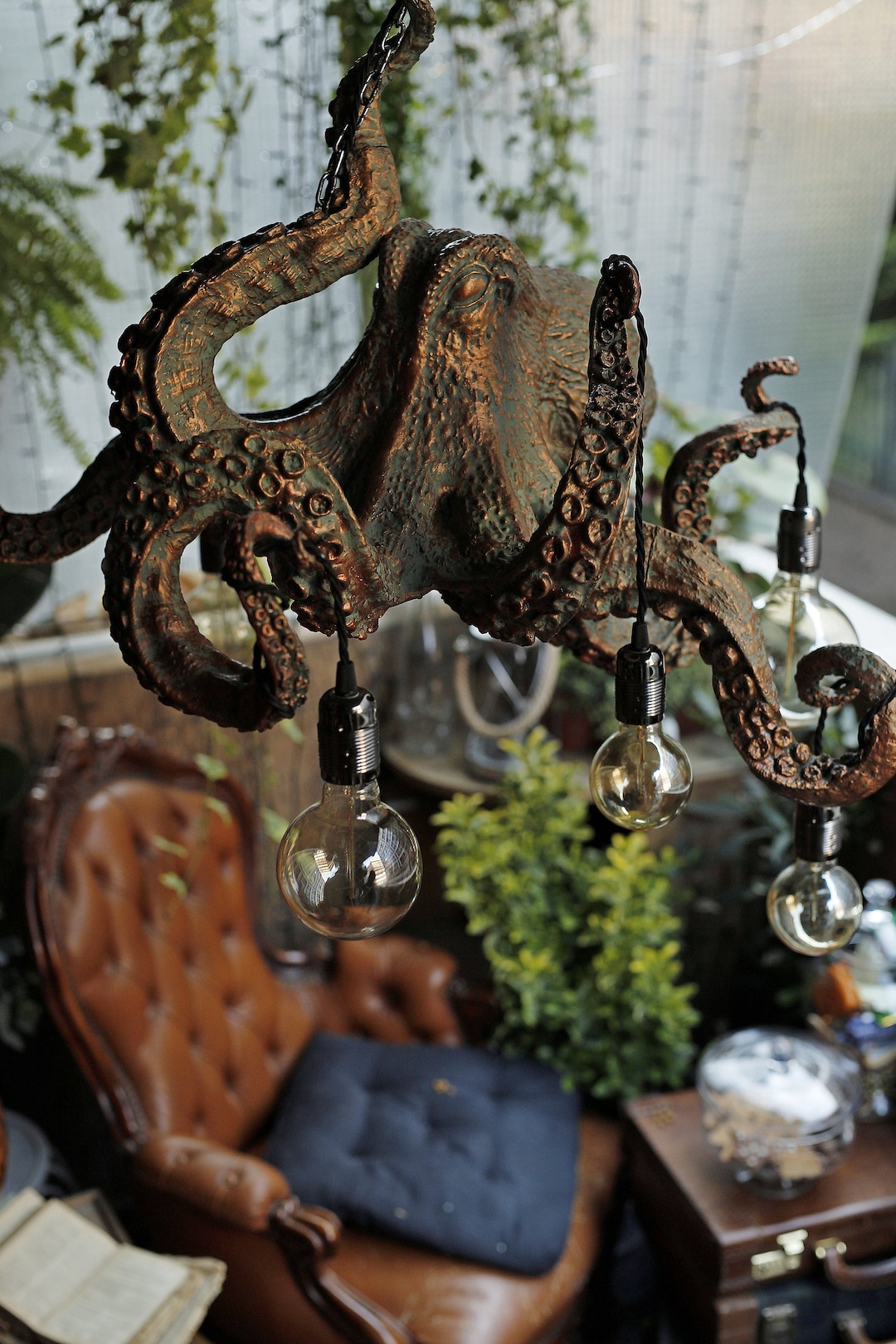 Octopus Tentacle Chandelier Cthulhu Mythos Fantasy Gift Idea, Steampunk ...