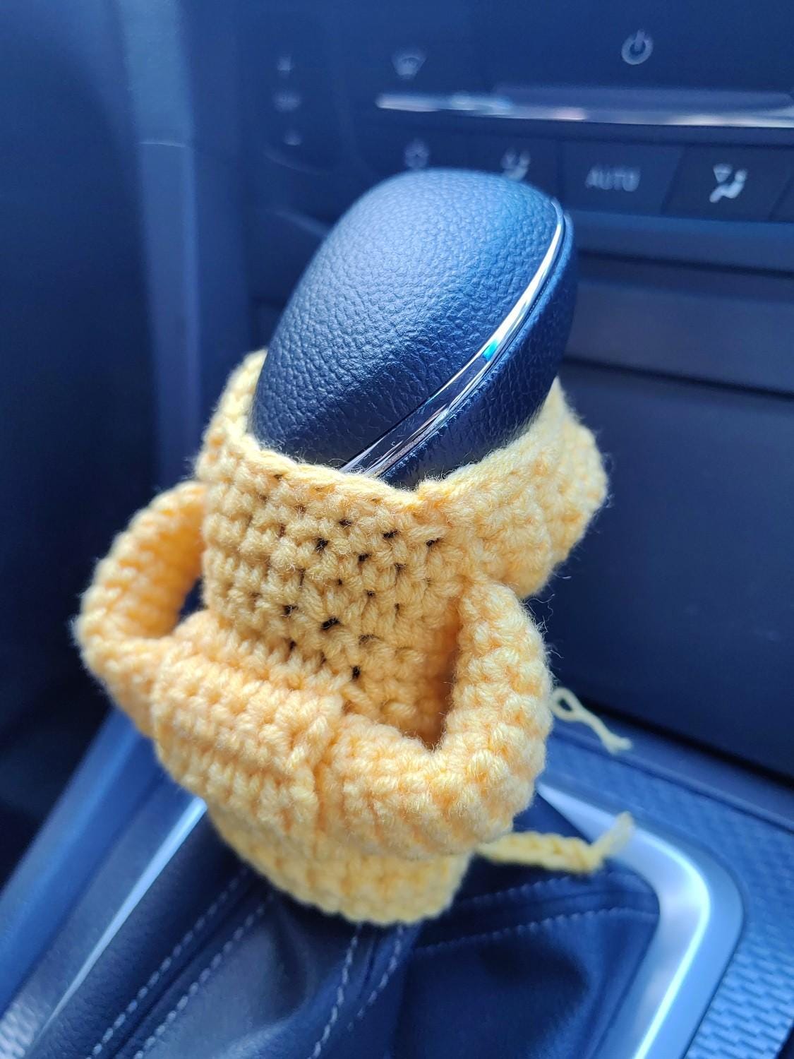 Crochet Gear Shift Hoodie: Car Shifter Cozy, Customizable Color - Etsy