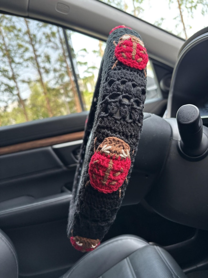 Steering Wheel Cover,ladybug Steering Wheel Cover,cute Ladybug Seat ...