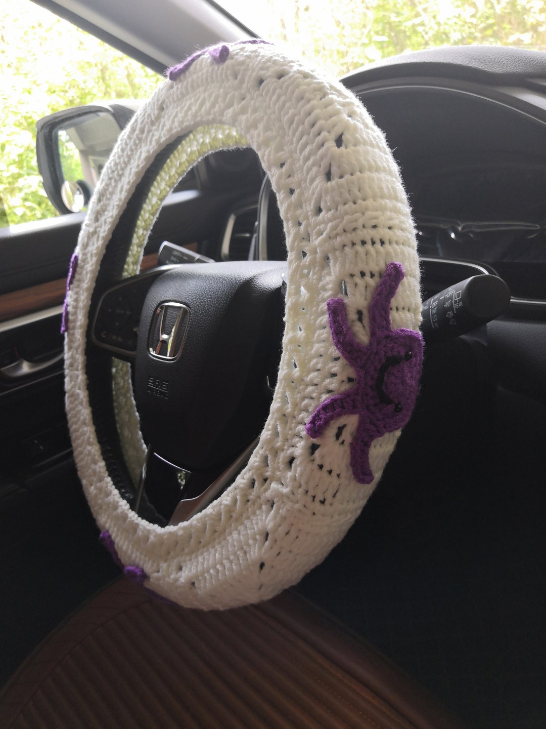 Crochet Octopus Steering Wheel Cover: Handmade Car Accessory - Etsy