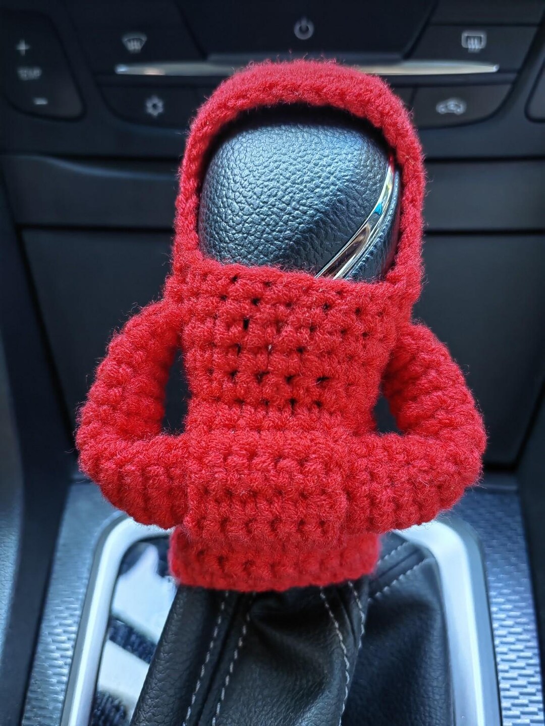 Crochet Gear Shift Hoodie,universal Car Shift Knob Cover,mini Hoodie ...