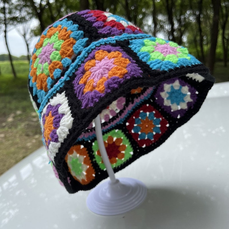 Granny Square Hat - Etsy